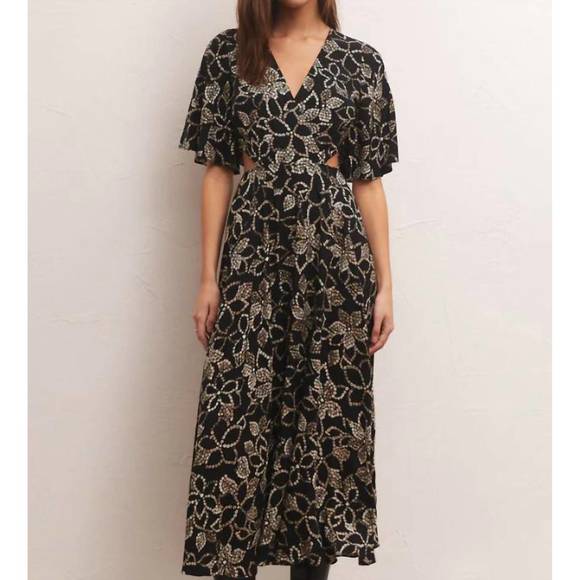Z Supply | Dresses | New Z Supply Iris Batik Midi Dress In Floral ...